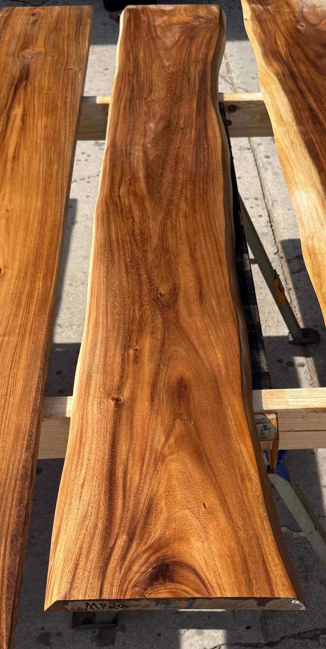 Live Edge Monkey Pod Wood Slab | DIY Charcuterie Board Blank | Exotic ...