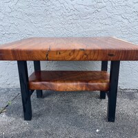 Monkey Pod Wood Side Table - Etsy