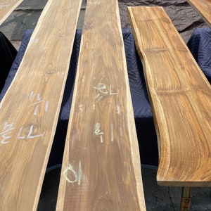 DIY Wood Teak Slab 72 1/8l X 10-11w at 1.12 Thick - Etsy