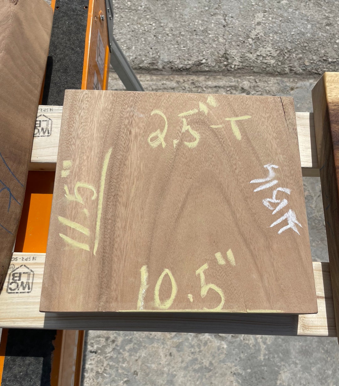Monkey Pod Slab ~ Live Edge ~ DIY 10.5" X 11.5" at 2.5" Thick - Etsy