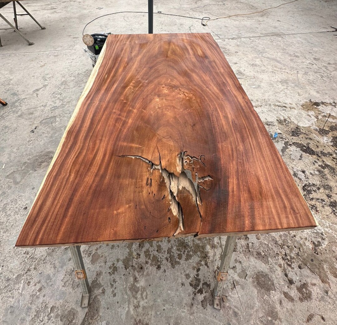 Live Edge Monkey Pod Slab 6'4l X 45-46w at 2.25 Thick - Etsy