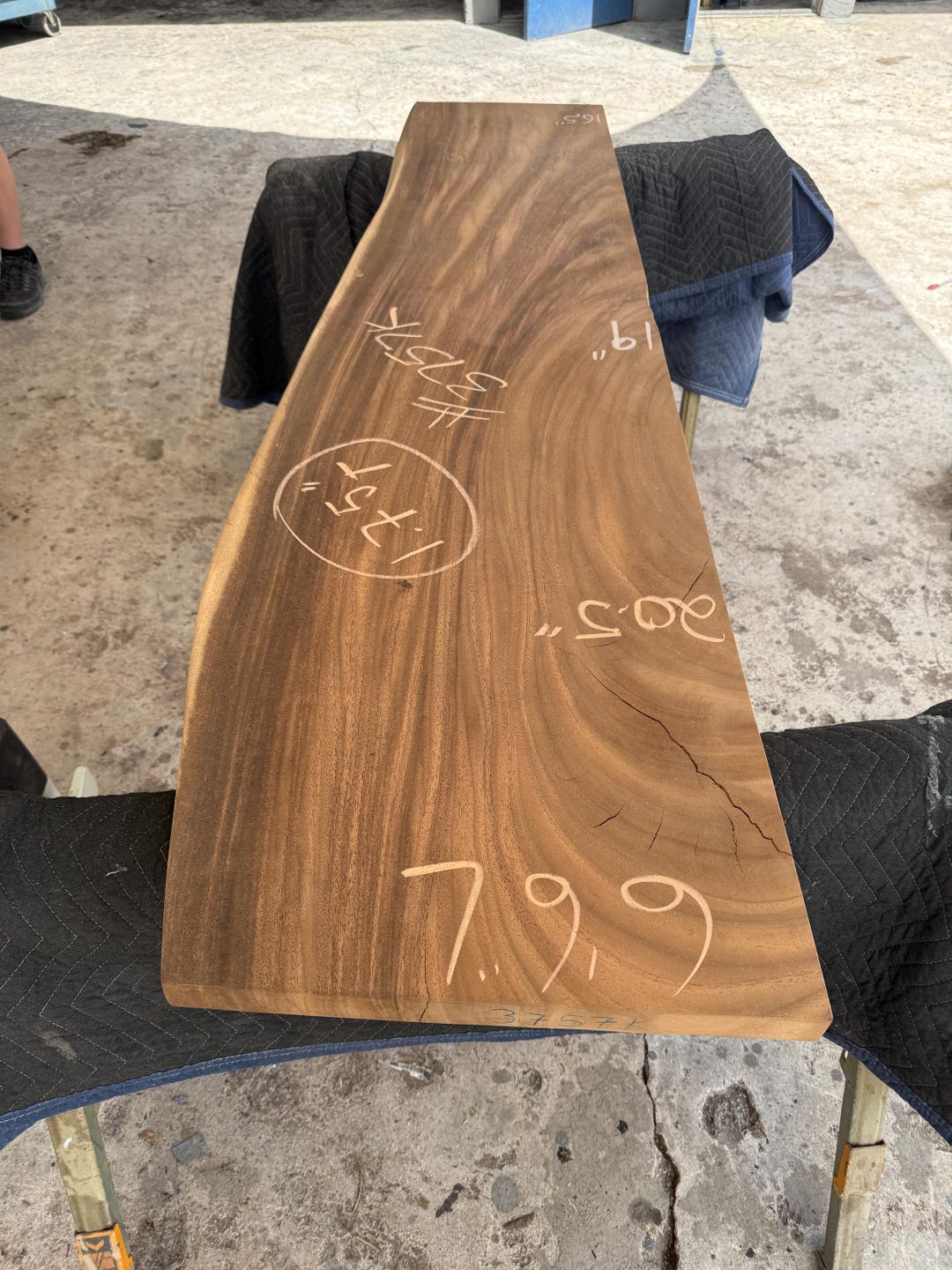 Live Edge Monkey Pod Slab | 6'6" Raw or Finished Wood | DIY Projects - Etsy