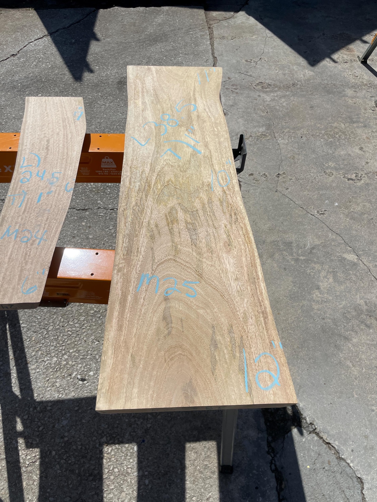 Mango Wood Slabs ~ Raw and Kiln Dried 38.5"l X 10"-12"w at 1" Thick - Etsy