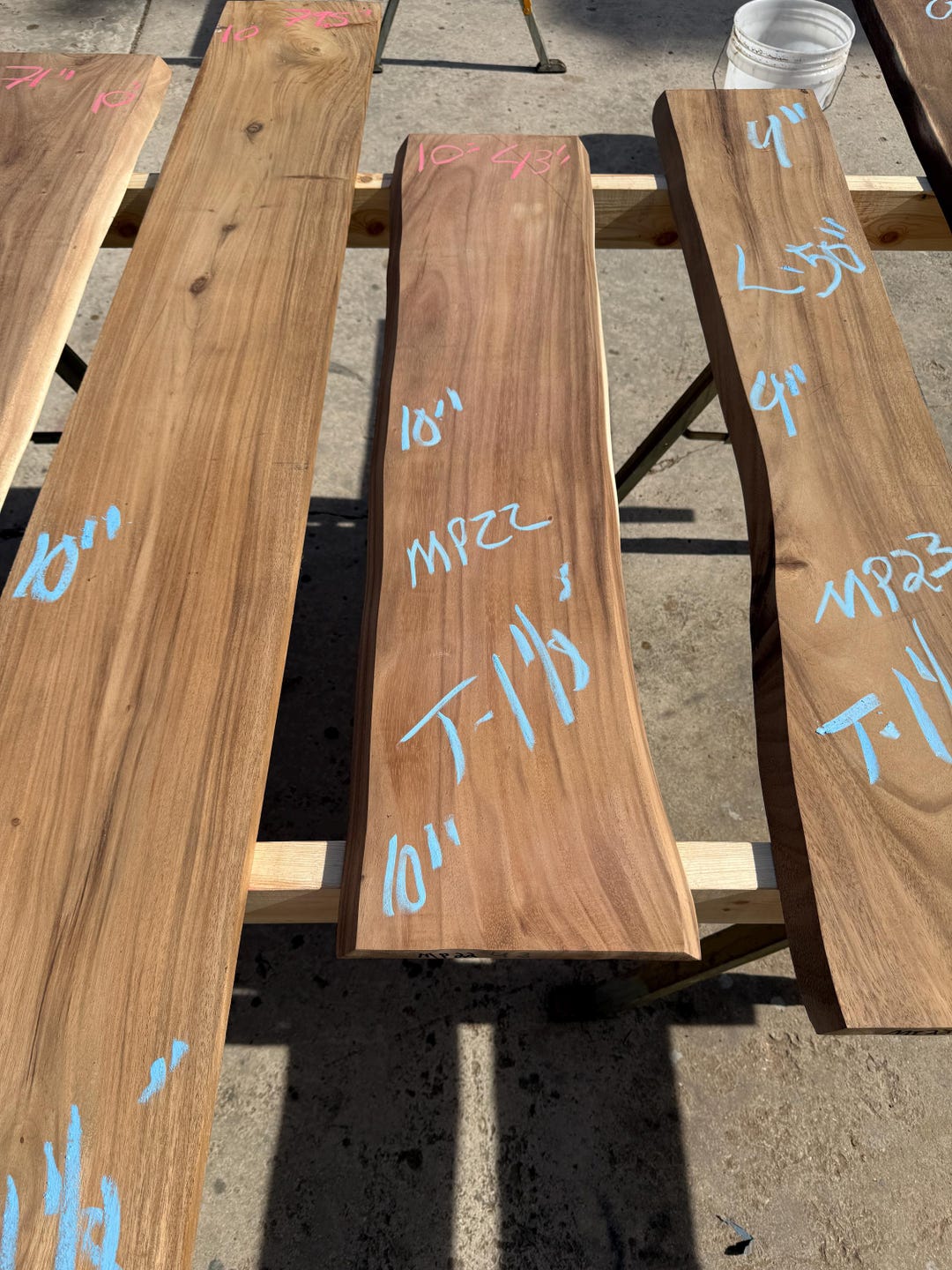 Live Edge Monkey Pod Wood Slab | DIY Charcuterie Board Blank | Exotic ...
