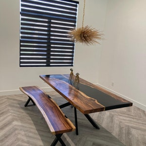 Live Edge Dining Tables~ Custom Monkey Pod Slabs~ Handmade! - Etsy