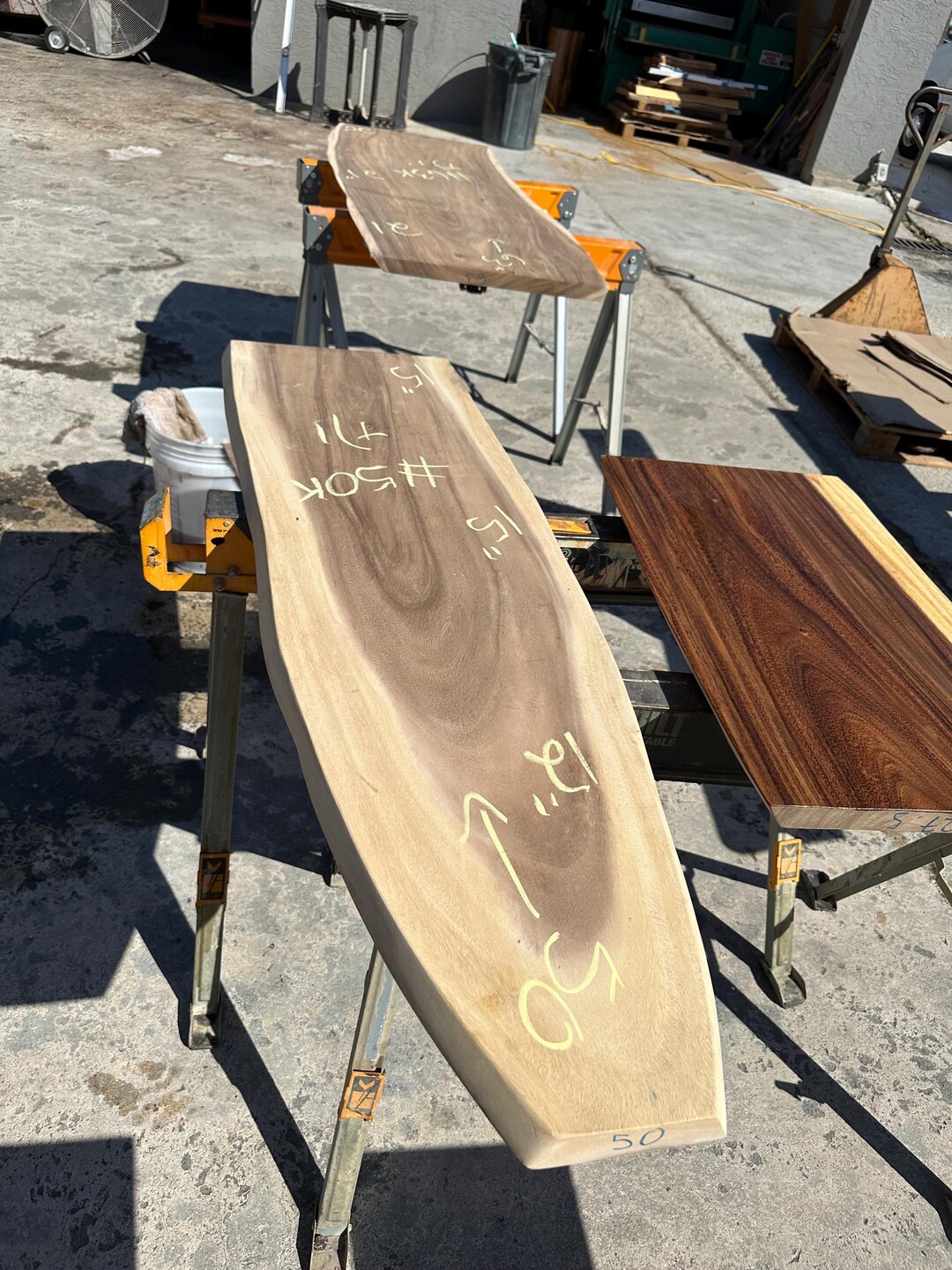 Live Edge Slabs ~monkey Pod ~ 50"l X 12-15"w at 1" Thick - Etsy