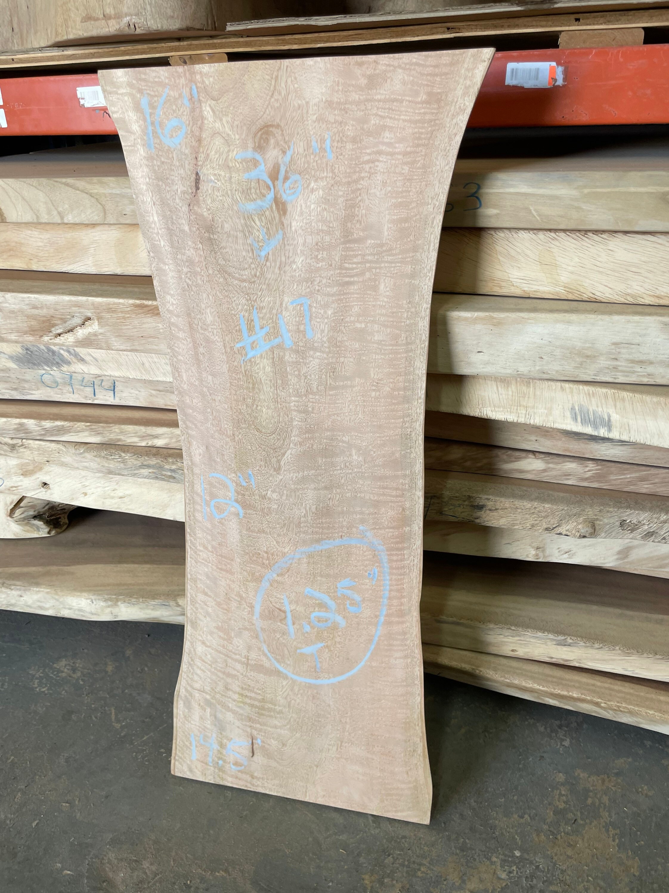 Crazy Grain Raw Mango Slab Kiln Dried Exotic Hardwoods - Etsy