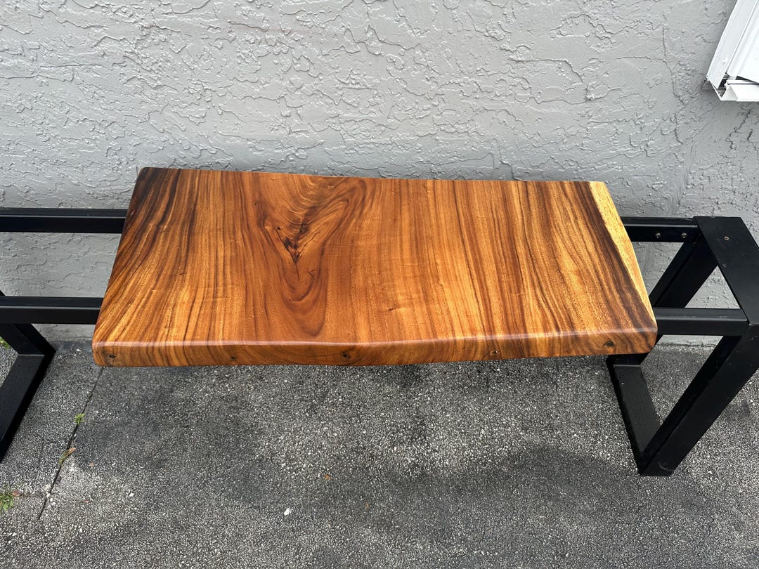 Entryway, Shelf and More! Monkey Pod Slab 38" L X 15-18" W - Etsy