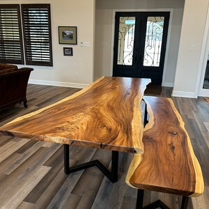 Live Edge Dining Tables ~ Custom Orders ~ Exotic Hardwoods - Etsy