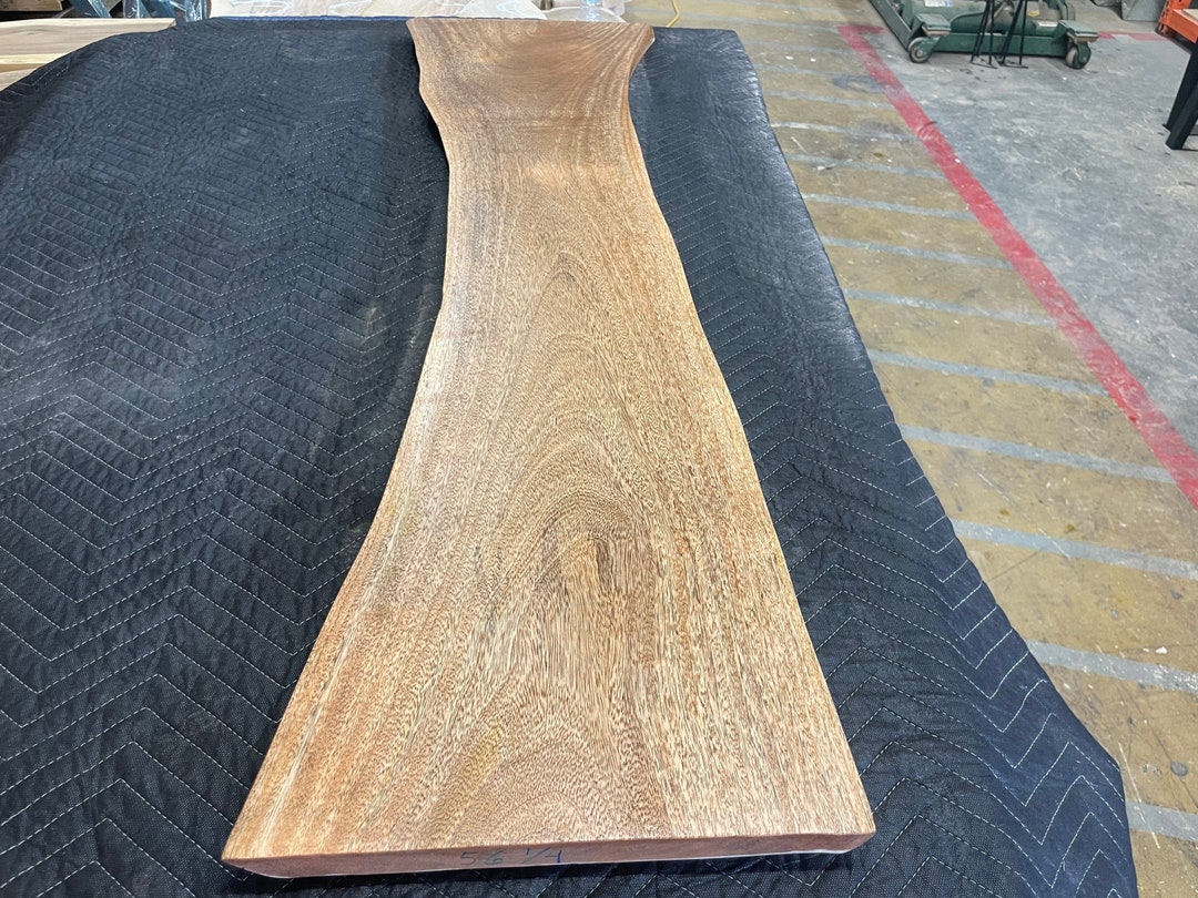 Raw Mango Wood Slab: Exotic DIY Hardwood, 56 1/4” X 9-16” - Etsy