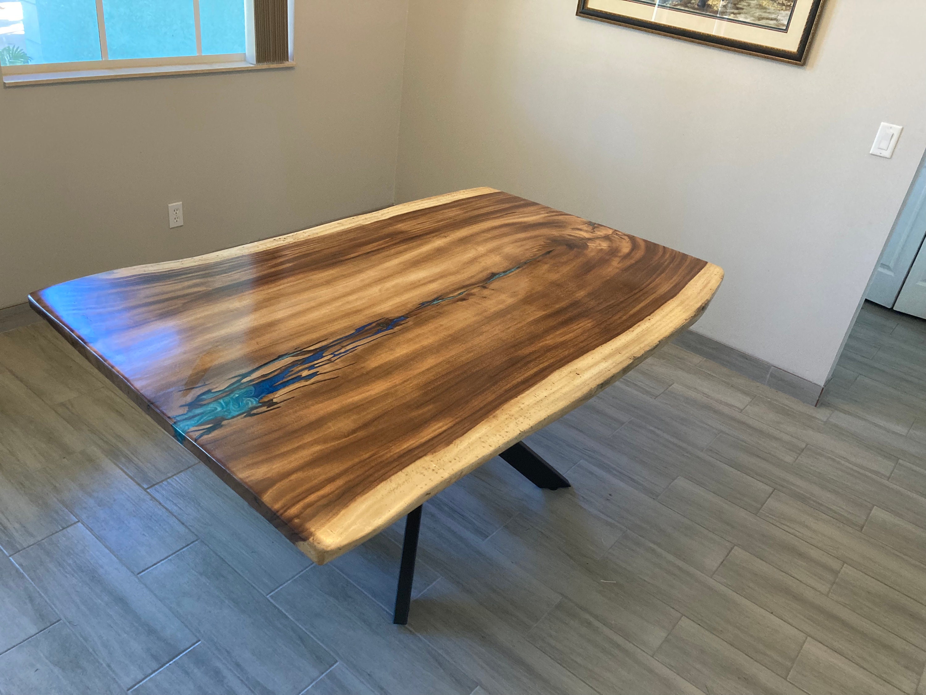 Live Edge Wood Dining Table: Kiln Dried Hardwood, Custom Sizes - Etsy