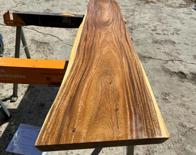 Raw Unfinished Monkey Pod Plank - DIY Charcuterie Board, Shelf, Cutting ...