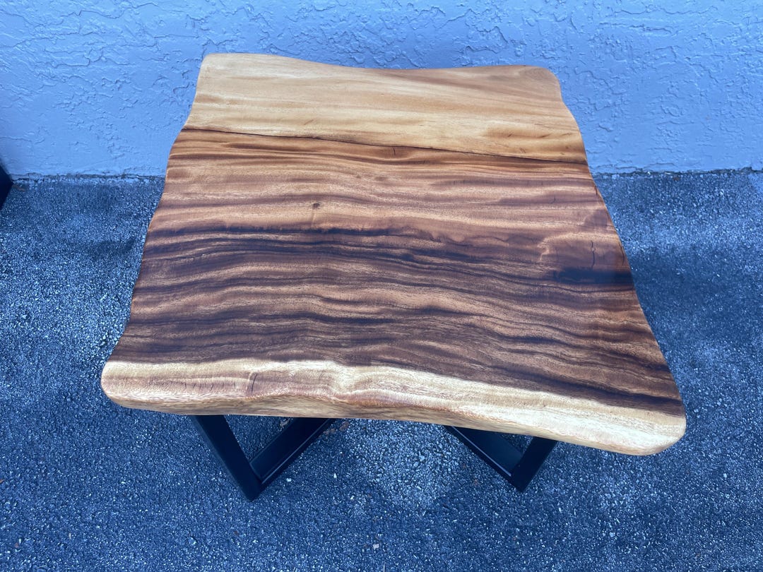 Side Table, Coffee Table , Shelf and More ~ Monkey Pod Slab 24" X 24 ...