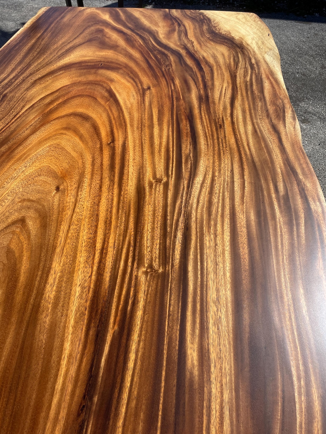 6' Monkey Pod Live Edge Table Slab: Epoxy Filled Reclaimed Wood - Etsy