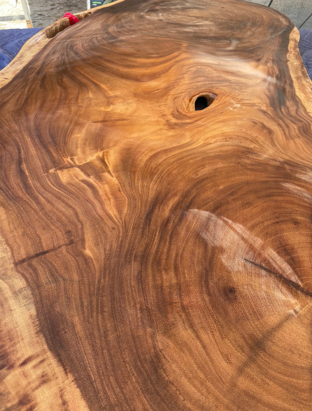 Desk Slabs ! Raw Monkey Pod Crosscut ~ Beautiful Grain for DIY Projects ...