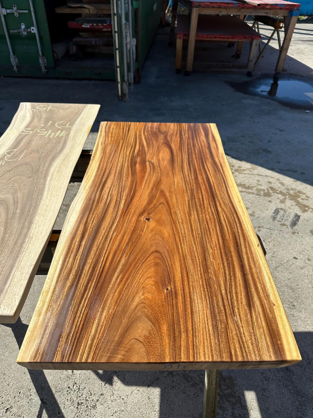 Raw Unfinished Monkey Pod Plank - DIY Charcuterie Board, Shelf, Cutting ...