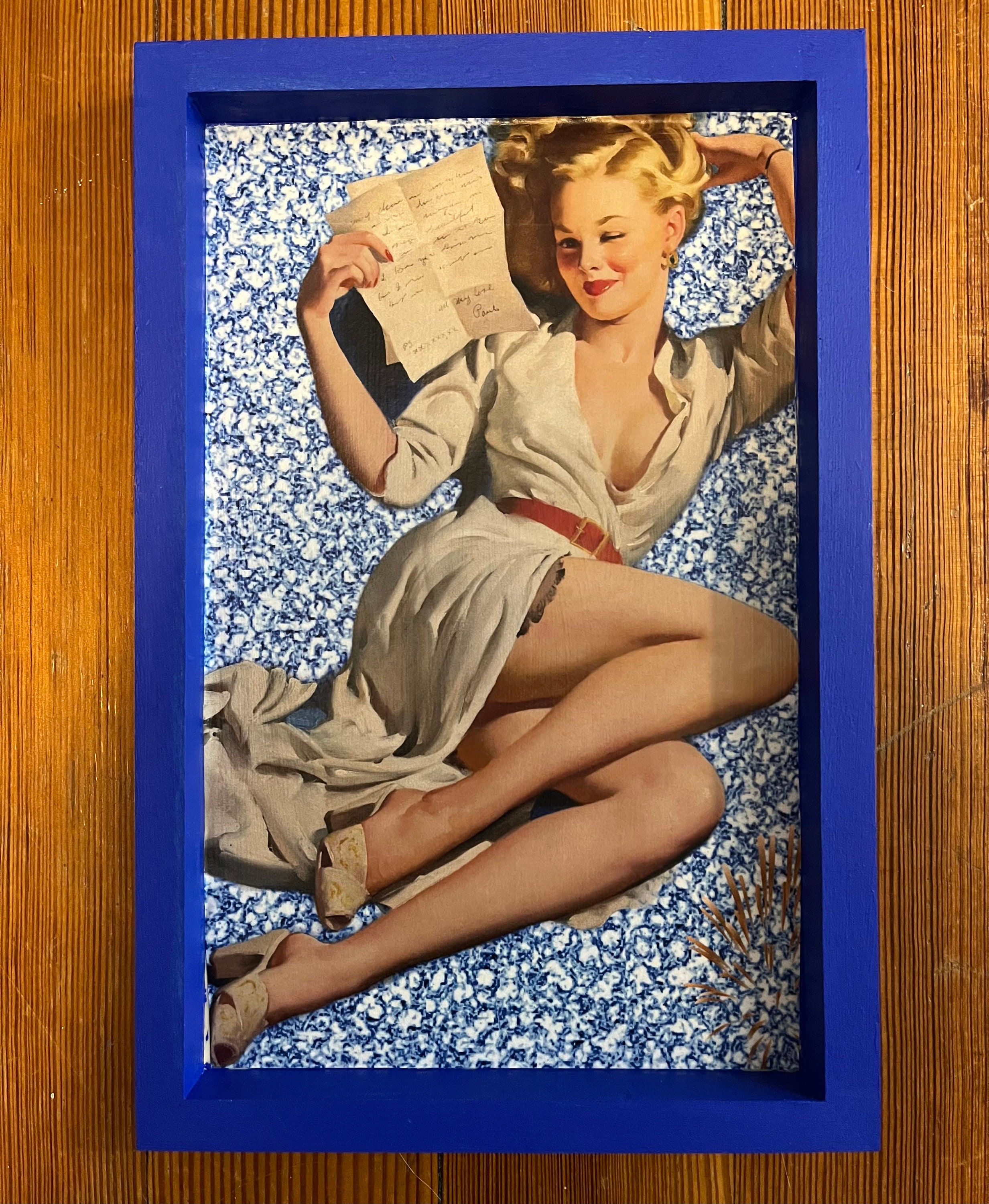 Retro/vintage/1950s Pin up Girl Wall Art/framed Art - Etsy