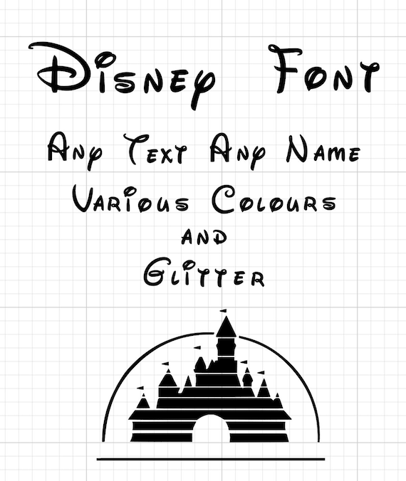 Disney Font Generator