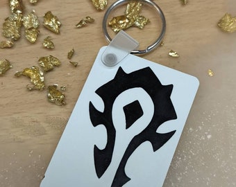 Wow Horde Keychain - Etsy