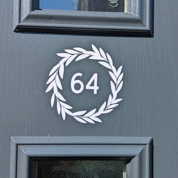 House Number Decal - Etsy