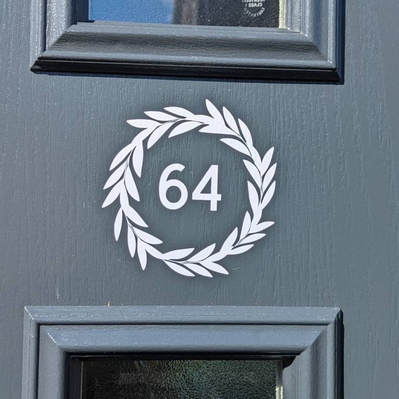 House Number Decal - Etsy