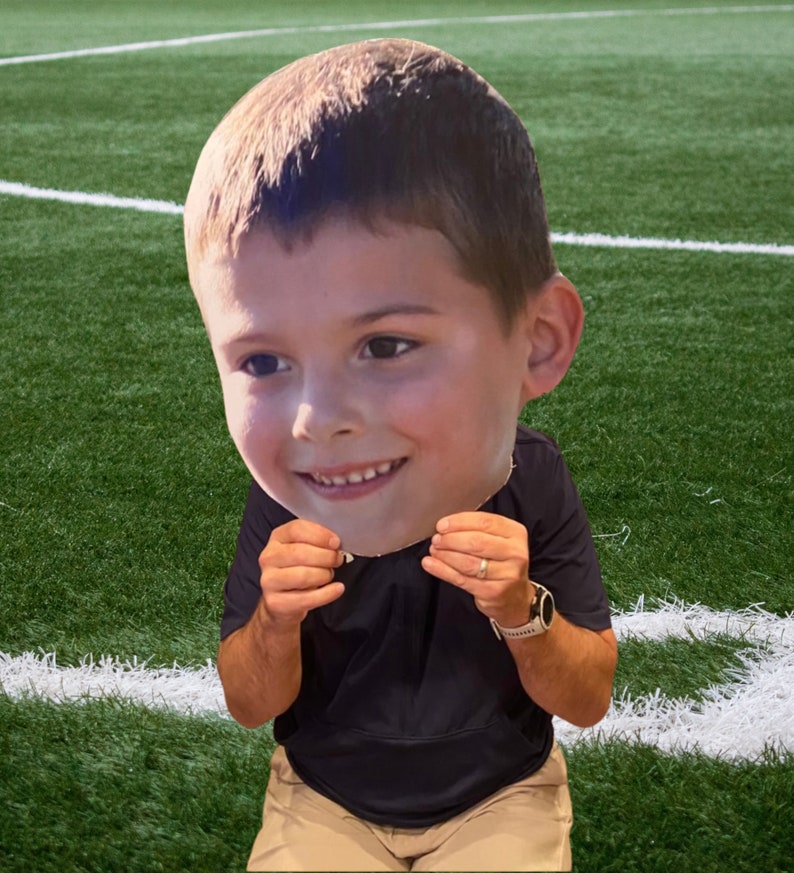 Athlete Big Head Big Face Fat Head Player Big Head - Etsy