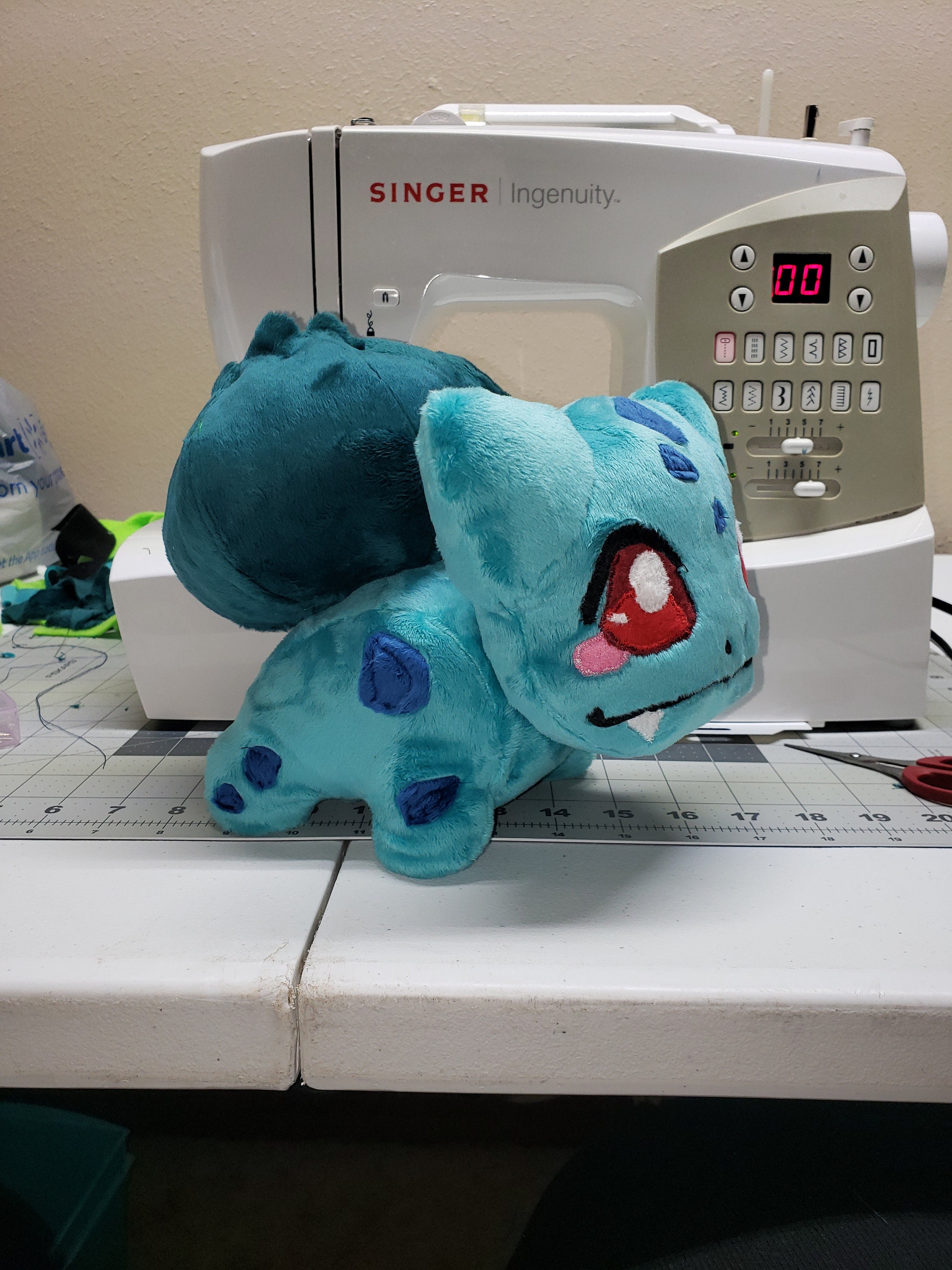 Bulbasaur Inspired Plush - Etsy
