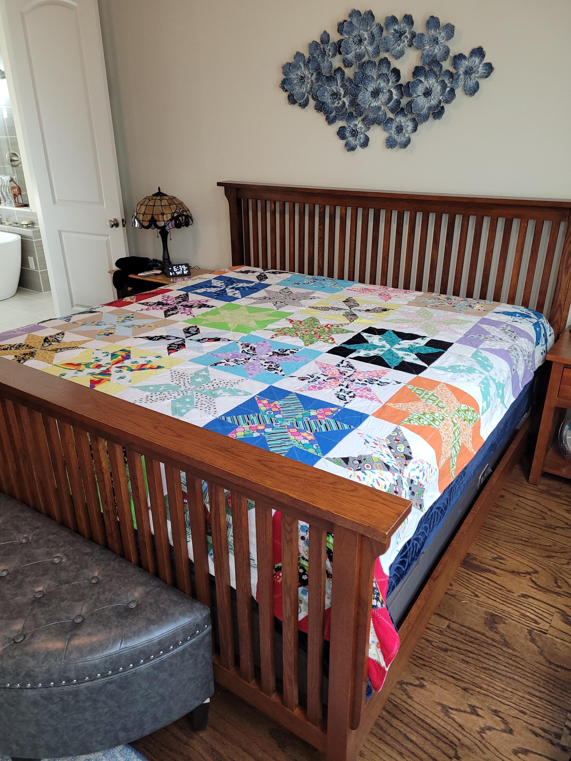 Homemade Flannel Quilt 90" X 90". FULL/QUEEN/KING - Etsy