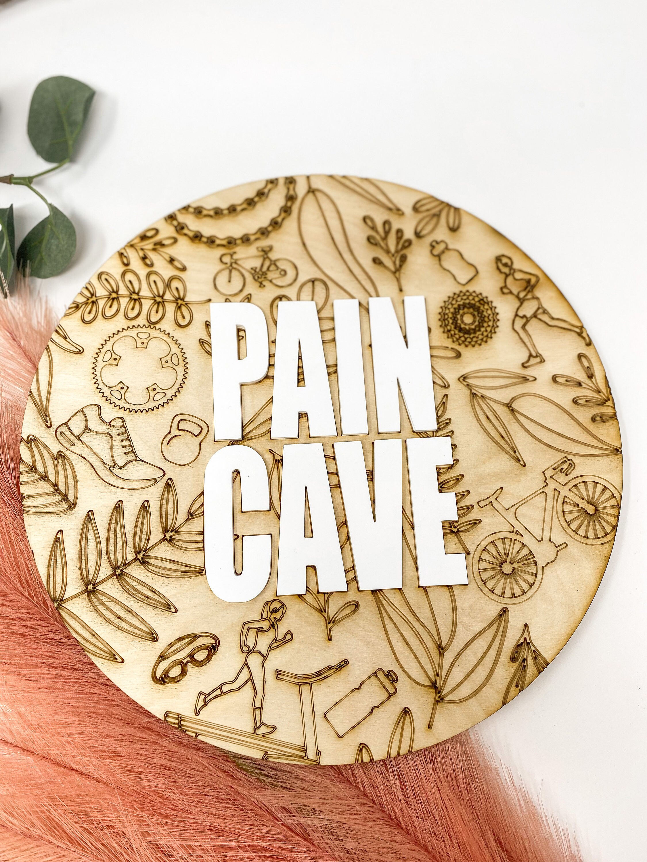 Triathlon Pain Cave Sign - Etsy