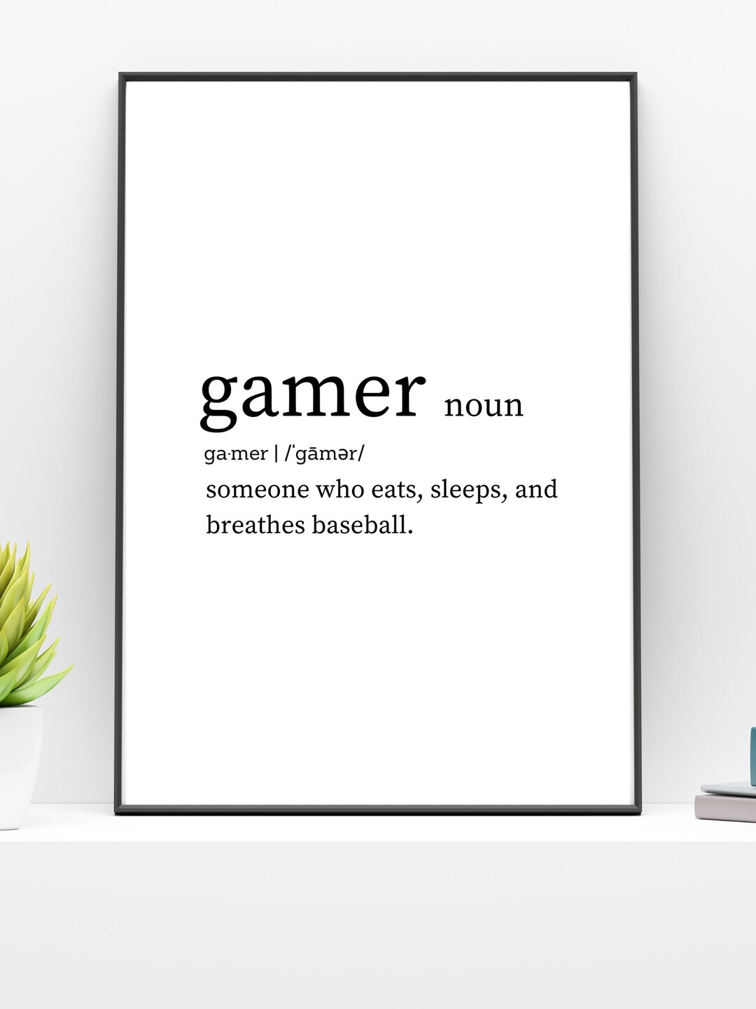 Gamer Definition Sports Digital Print - Etsy