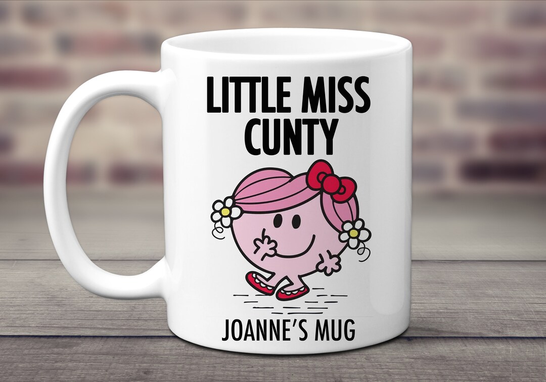 Little Miss Cunty Personalised Mug Funny Gifts Present Rude Secret ...