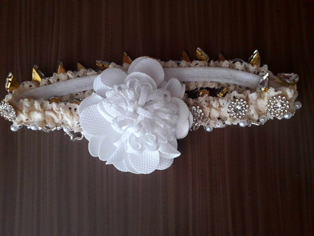 Cute White Headpiece for Little Girls, Children Who Like to Look Like ...