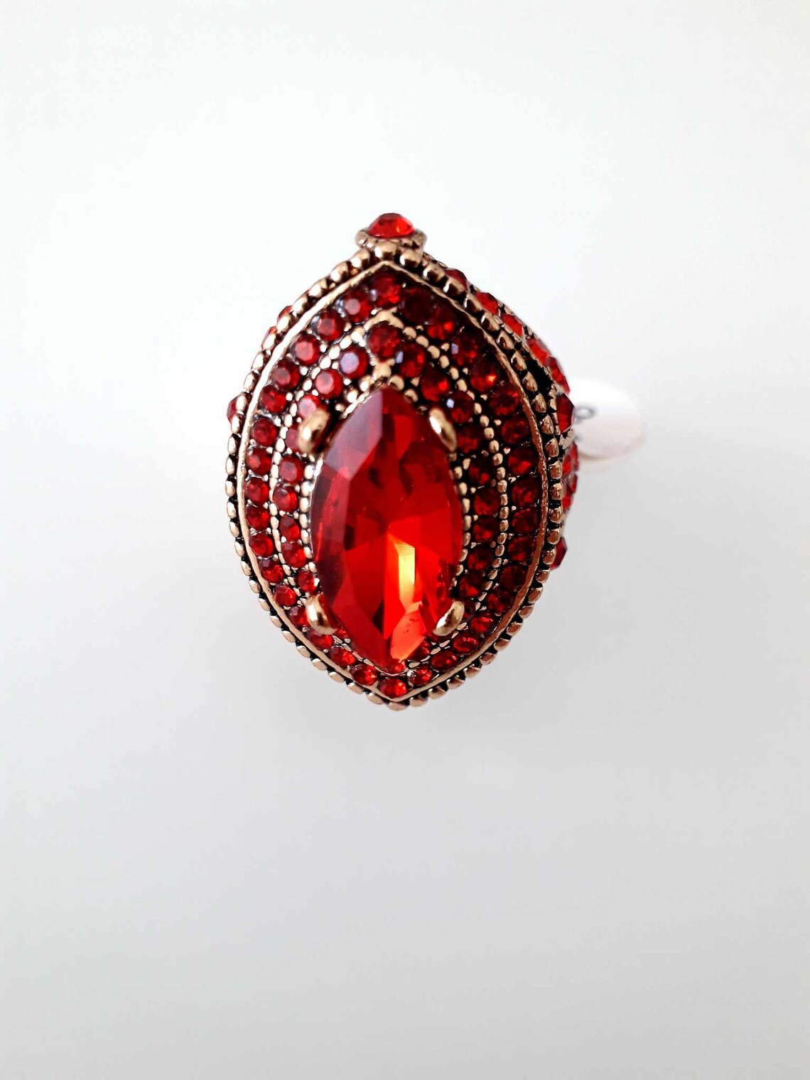 Hurrem Sultan Red Ring Ottoman Palace Queen Ring Turkish Ring Ottoman ...