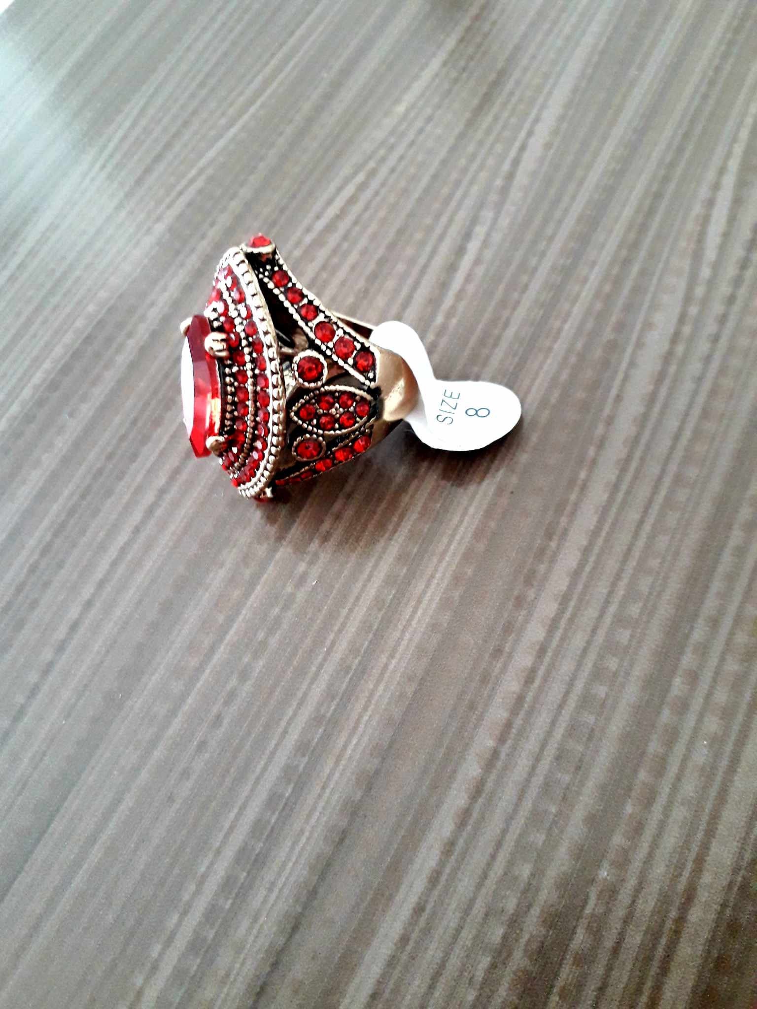 Hurrem Sultan Red Ring Ottoman Palace Queen Ring Turkish Ring Ottoman ...