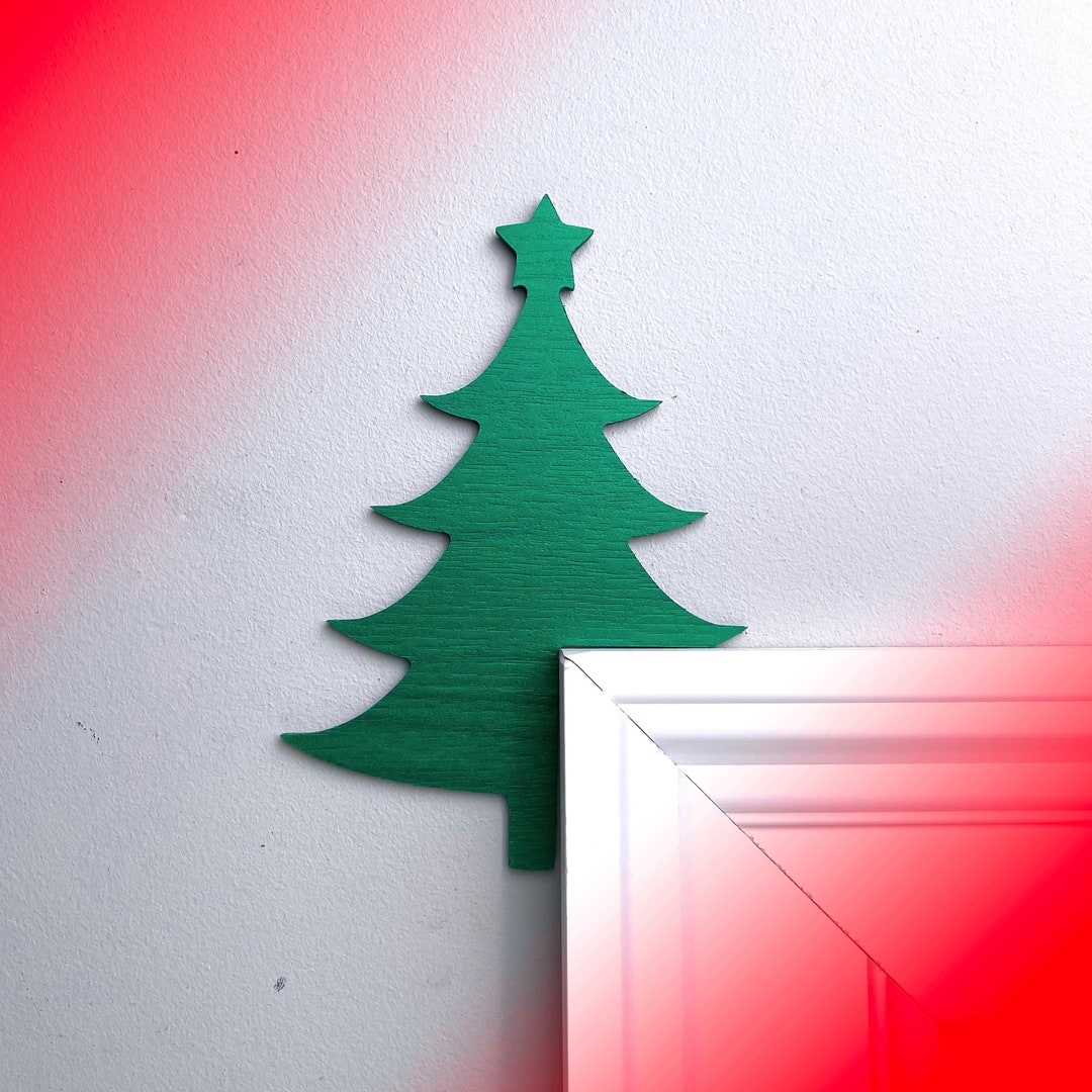 Christmas Tree Door Topper, Christmas Decor, Christmas Holidays Door ...