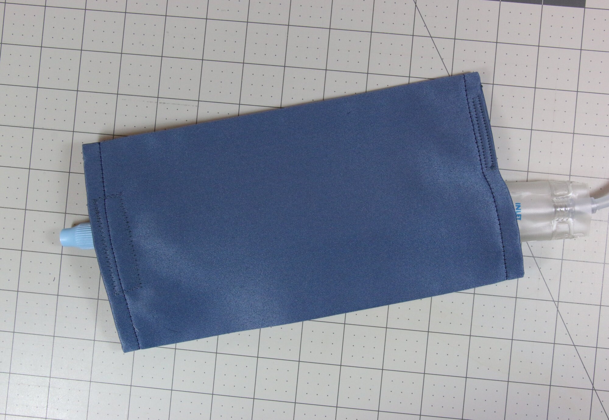 Blue Satin Nephrostomy Bag Cover - Etsy