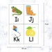 Alphabet ABC Flashcards, ABC Words Picture Cards, Preschool, Classroom ...