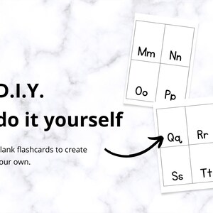 Alphabet ABC Flashcards, ABC Words Picture Cards, Preschool, Classroom ...