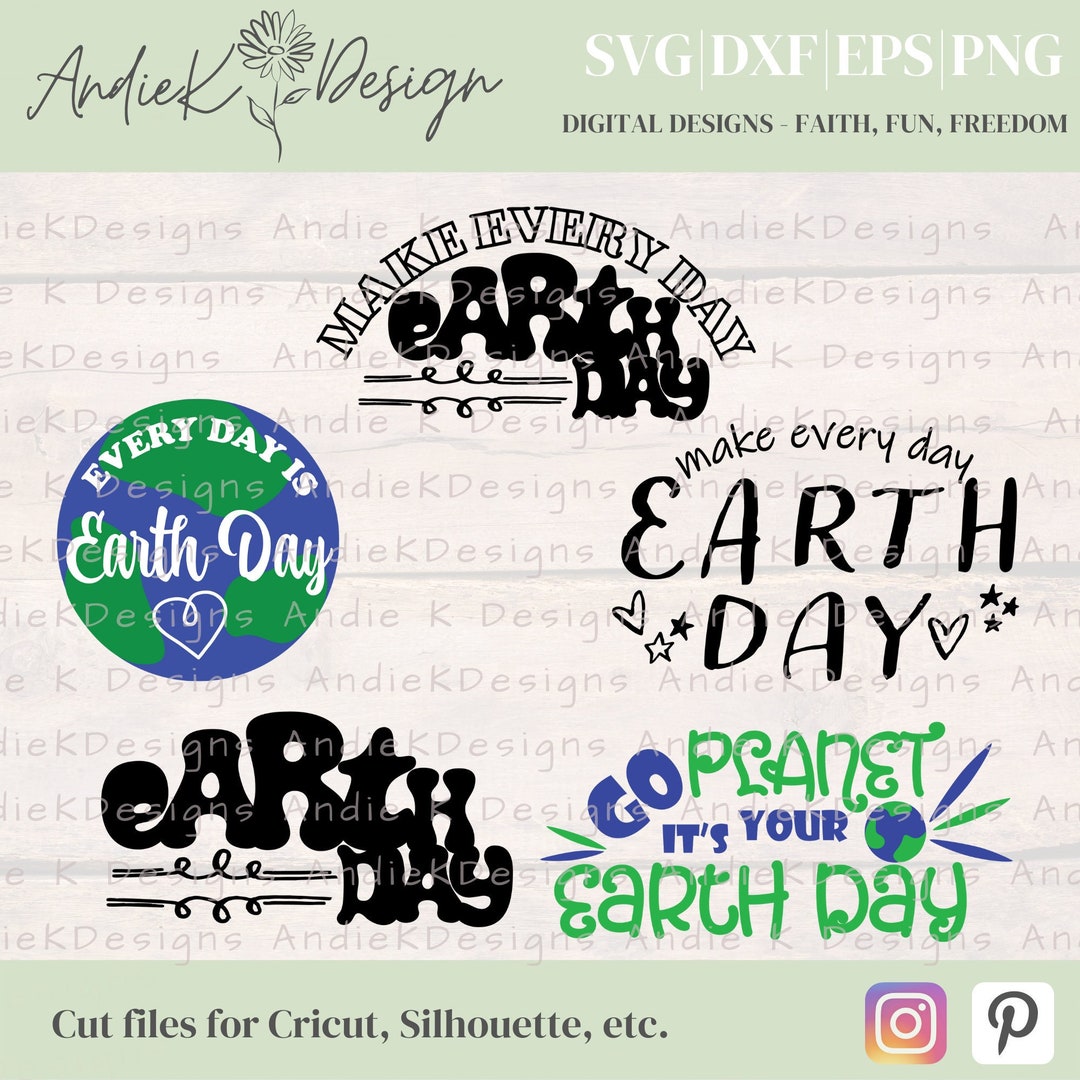 Earth Day Svg Bundle-earth Day Shirt Svg-earth Svg-make Every Day Earth ...