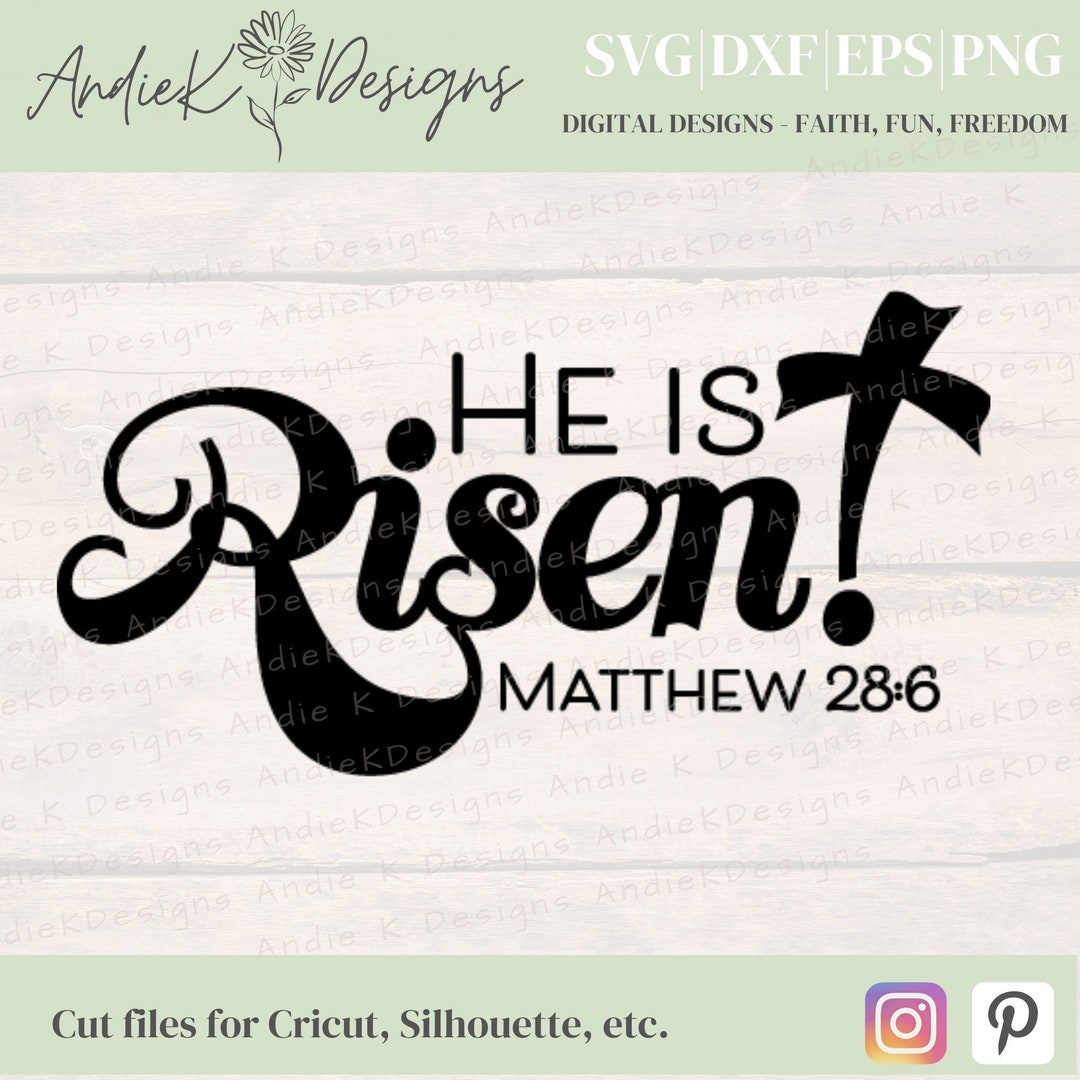 Savior Svg-easter Svg-jesus Svg-faith Svg-cross Svg-christian Svg-he is ...
