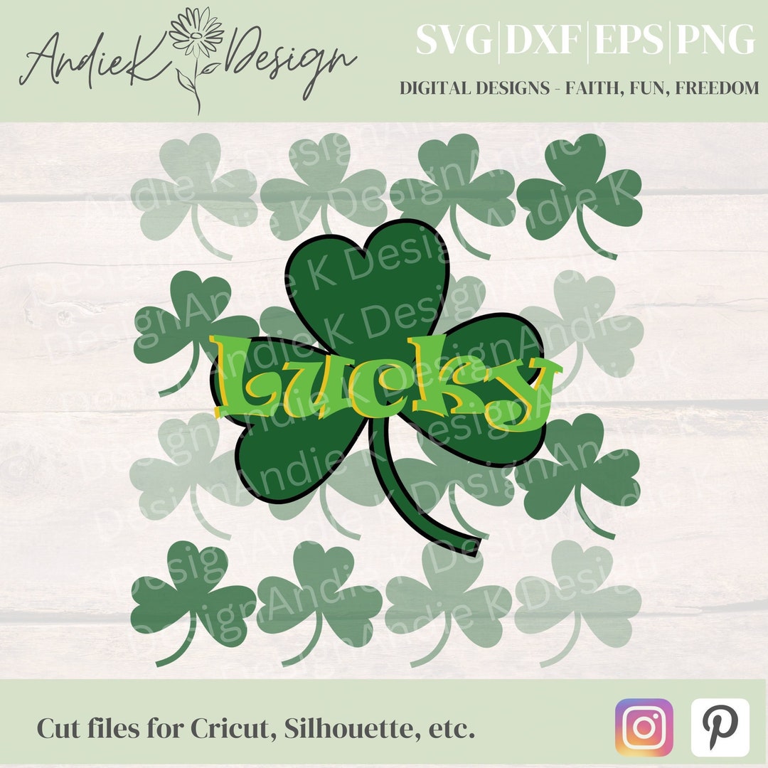 Lucky Png-shamrocks Svg-shamrock Svg-st Patricks Day Svg-shamrock Cut ...