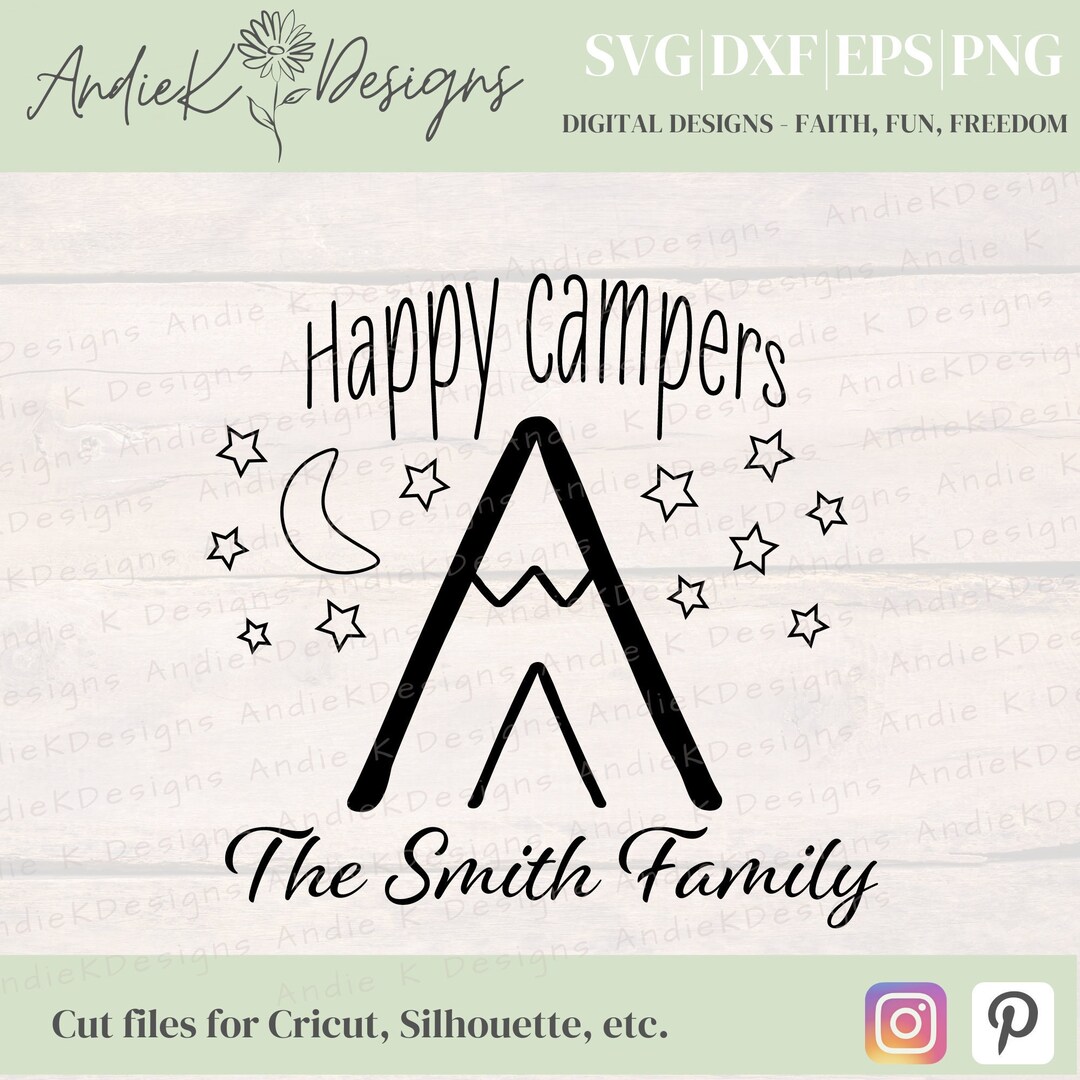 Customized Family Camping Svg-custom Camping Digital Download ...