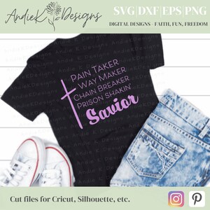 Savior Svg, Chain Breaker Svg, Jesus Svg, Faith Svg, Digital Cut File ...