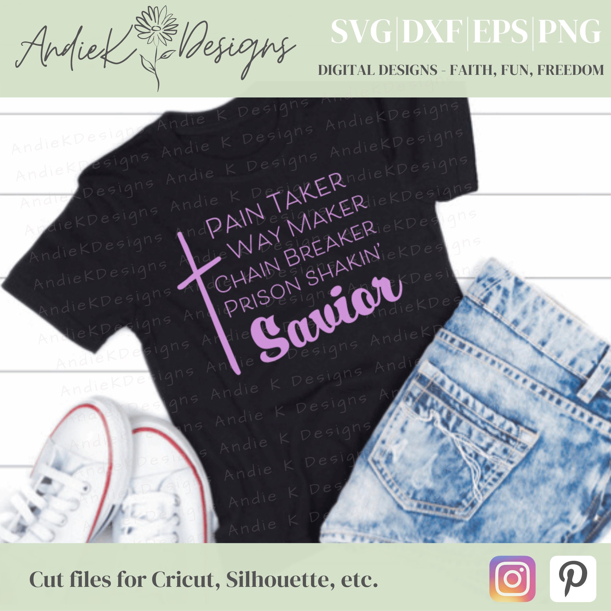 Savior Svg, Chain Breaker Svg, Jesus Svg, Faith Svg, Digital Cut File ...