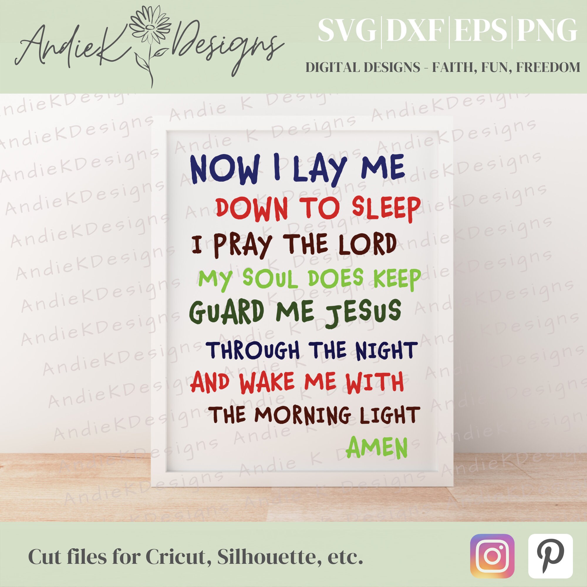 Jesus SVG Now I Lay Me SVG Faith SVG Christian Svg Jesus Vectors Svg ...