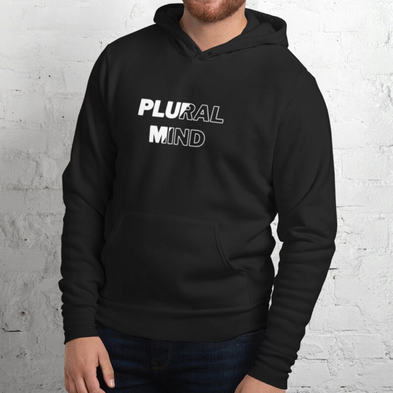 Plural Mind Hoodie Mindfulness Soft Hoodie Hooded - Etsy