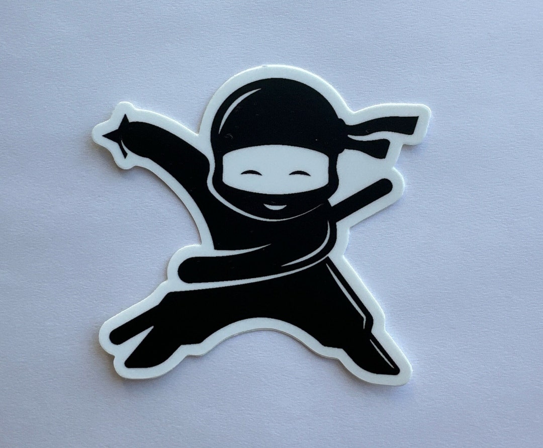 Ninja Sticker - Sticker for Computer - Water Bottle Sticker - Laptop ...