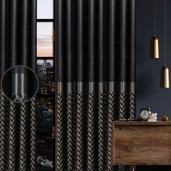 Windowpane Curtains - Etsy