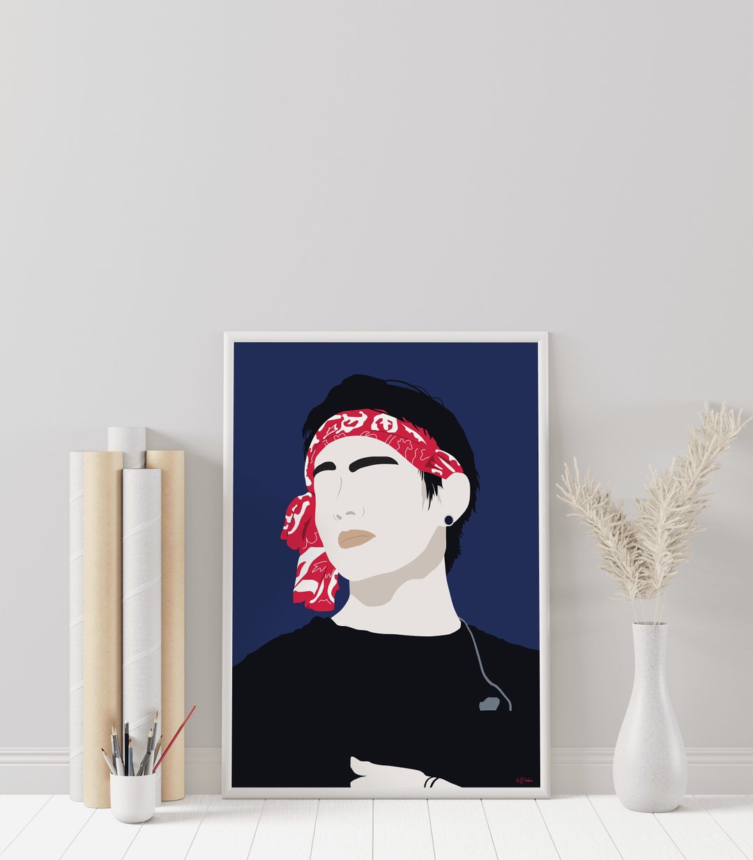 BTS V Concert Picture Printed Poster Minimalistic Taehyung - Etsy India