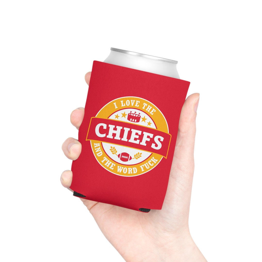 Kansas City Chiefs Can Koozie Gift, Funny Adult Party Gift, Chiefs Beer ...